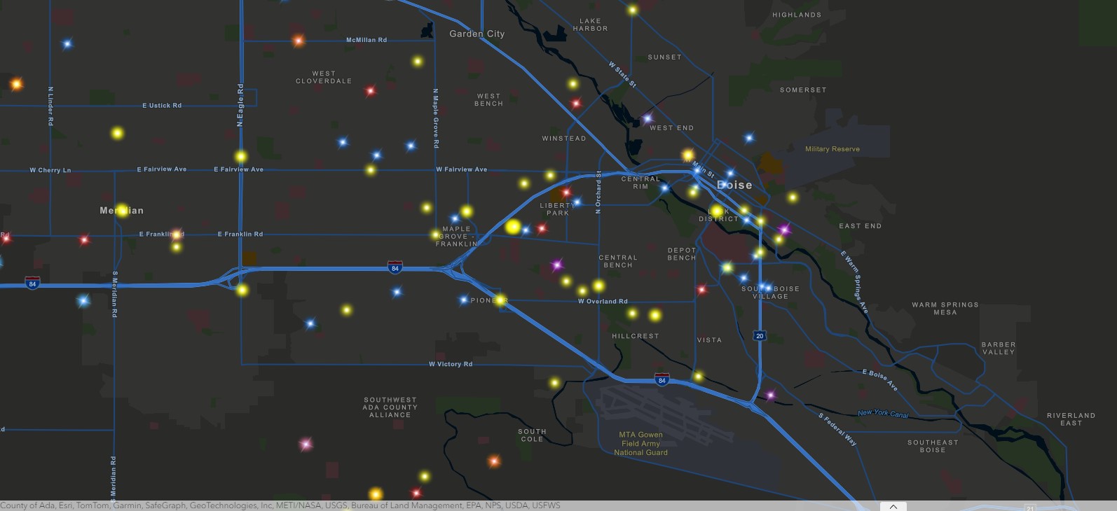 Have you seen the new Ada County Crime Map? booked for