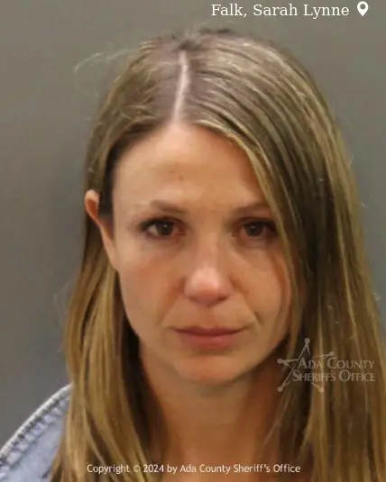 Sarah Falk booked for