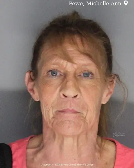 Michelle Pewe booked for