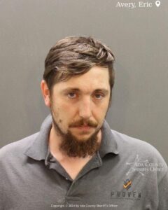 Eric Avery booked for
