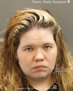 Emily Temes booked for Driving Under the Influence | I18-8004(1)(a)M