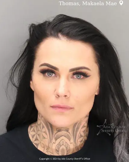 Makaela Thomas booked for Driving Under the Influence | I18-8004(1)(a)M
