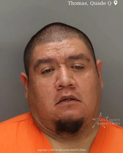 Quade Thomas booked for Property-Malicious Injury to Property | I18-7001(2)