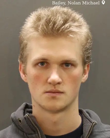 Nolan Bailey booked for Driving Without Privileges | I18-8001(1)(a)
