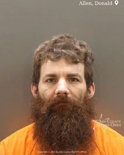 Donald Allen booked for Fugitive to Idaho | I19-4513F
