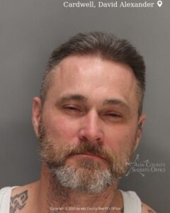 David Cardwell booked for Driving Under the Influence | I18-8004(1)(a)M