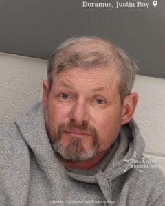 Justin Doramus booked for Driving Without Privileges | I18-8001(1)(a)