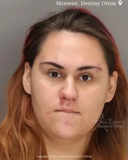 Destiny Mcewen booked for Failure to Appear (No New Offense) - FE | FFTA
