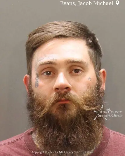 Jacob Evans booked for Driving Under the Influence-(Second Offenses) | I18-8004(1)(a)M2