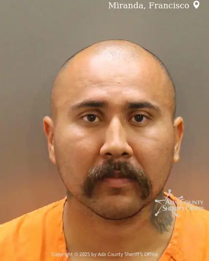 Francisco Miranda booked for Driving Under the Influence | I18-8004(1)(a)M