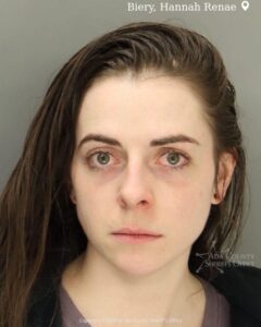 Hannah Biery booked for Driving Under the Influence | I18-8004(1)(a)M