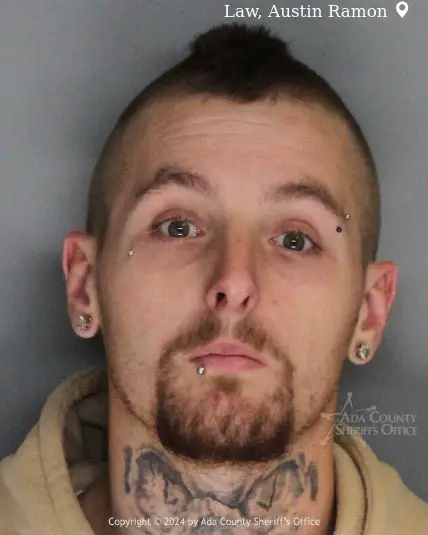 Austin Law of Boise, ID booked for Probation Violation - FE | FPV